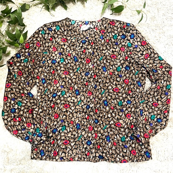 Notations | Tops | Vintage Notations Womens Button Down Blouse | Poshmark